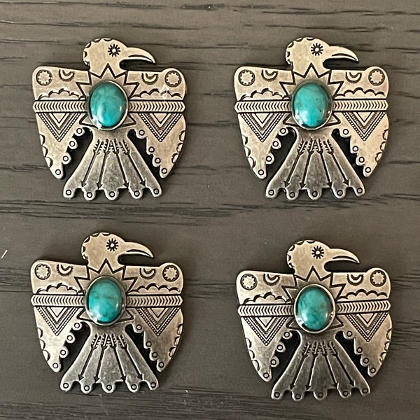 Nickel Conchos - Etsy