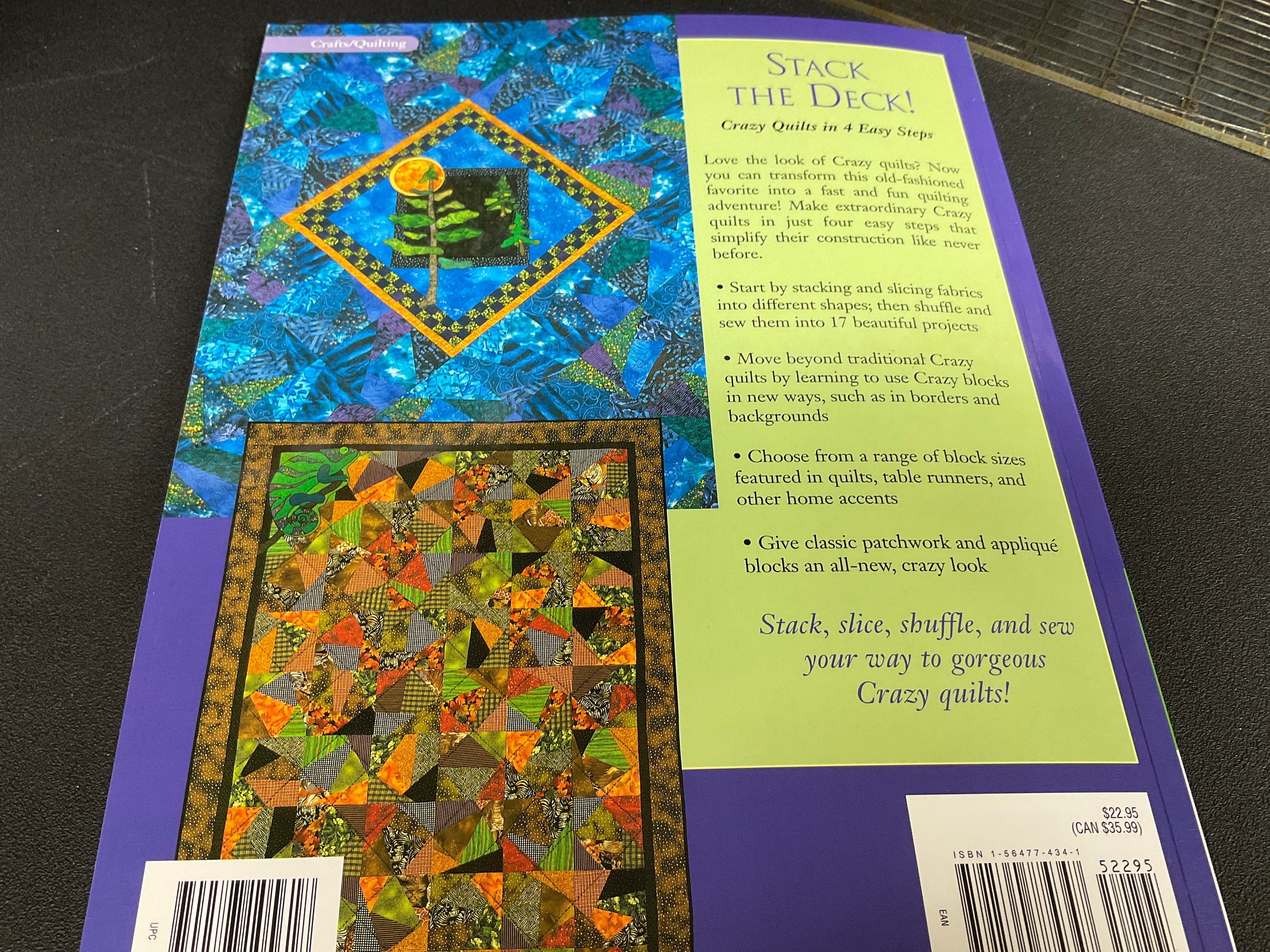 STACK THE DECK! Crazy Quilts in 4 Easy Steps by Karla Alexander - Etsy