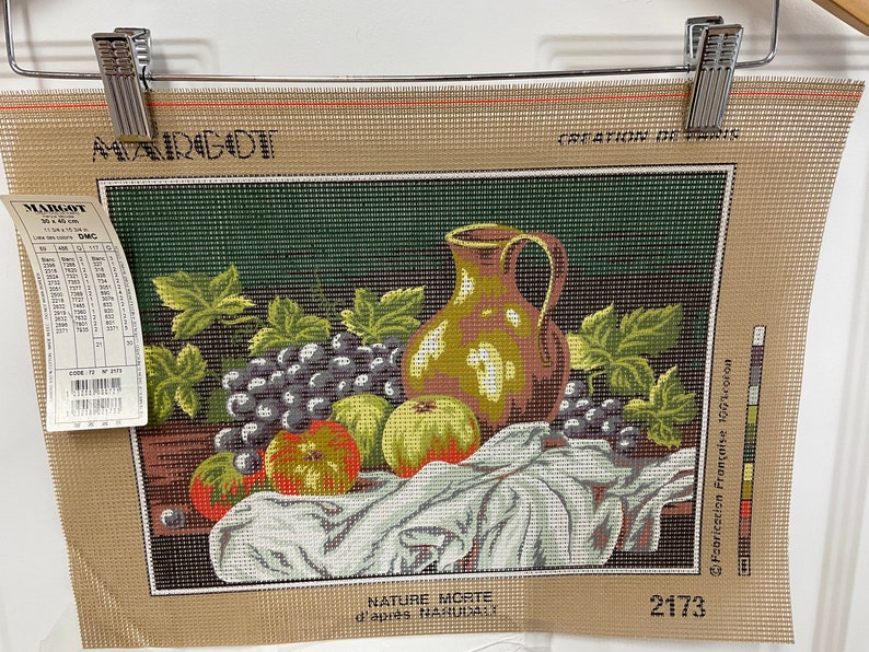 Margot Creations of Paris Nature Morte Tapestry Needlepoint Canvas - Etsy