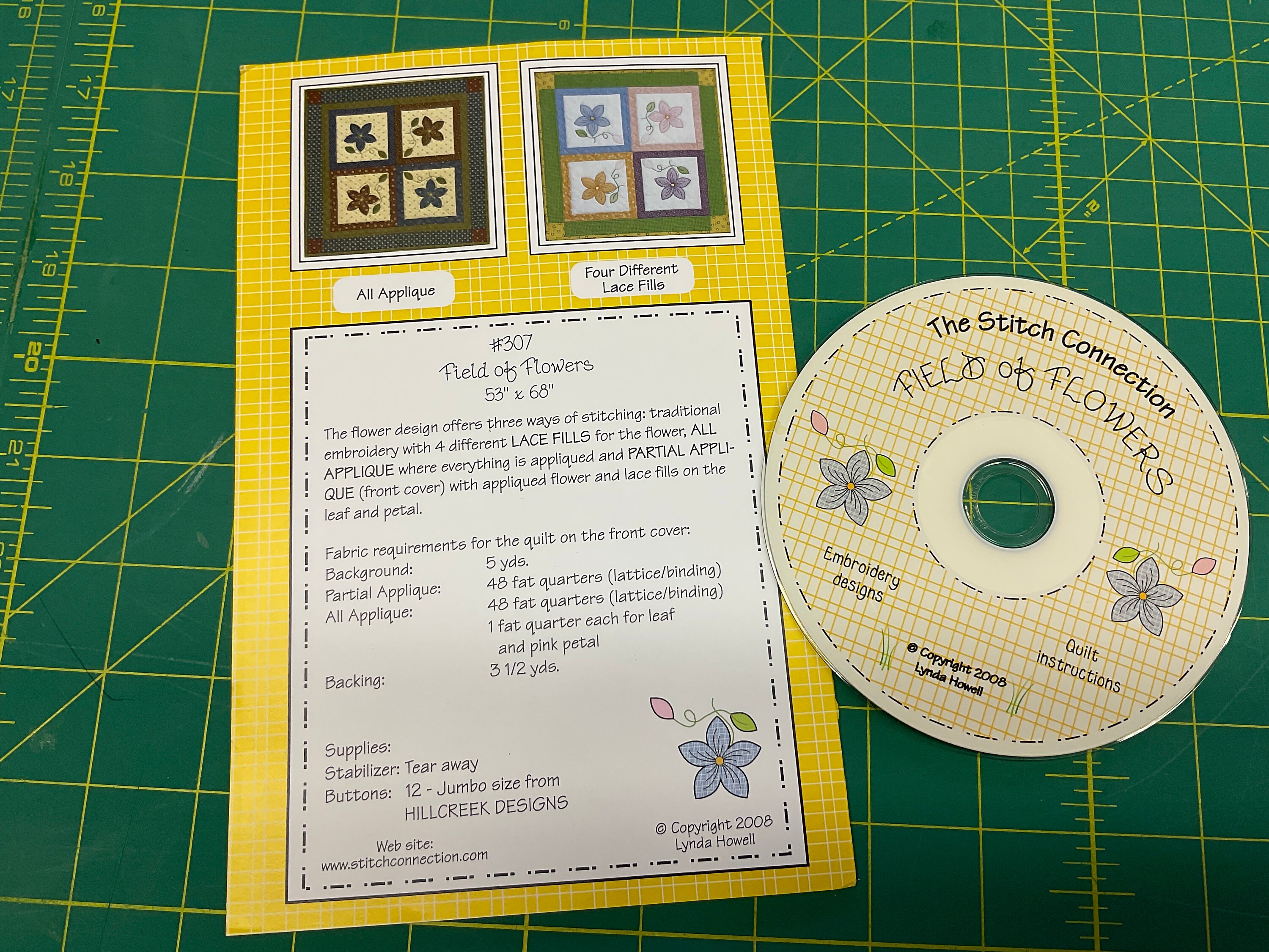 Machine Embroidery the Stitch Connection 307 Field of Flowers - Etsy