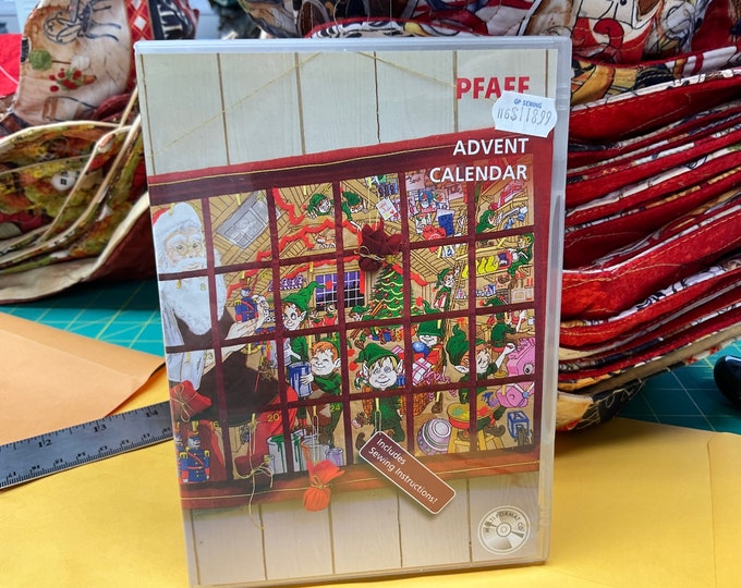 Pfaff Machine Embroidery CD ADVENT CALENDAR - Etsy