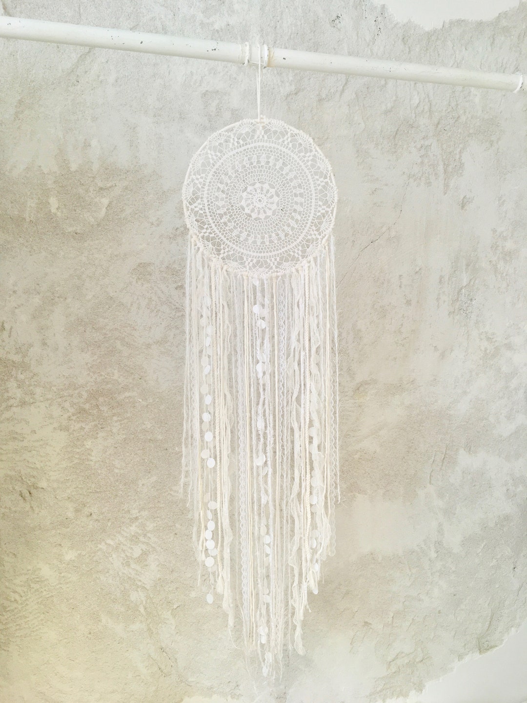 XXL Luxury Dream Catcher Large With Lace Handmade / BOHO Wedding ...