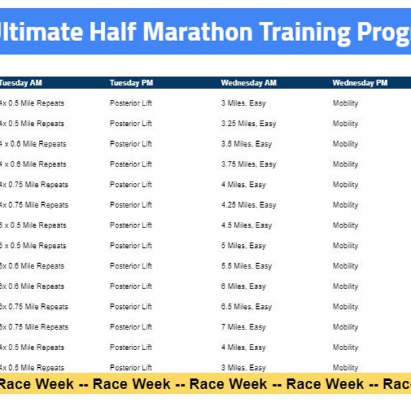 Marathon Training - Etsy