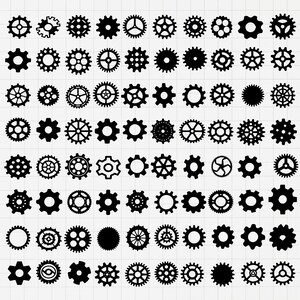 Gears SVG Bundle - Gear Cog SVG File for Cricut - Digital Download - Etsy