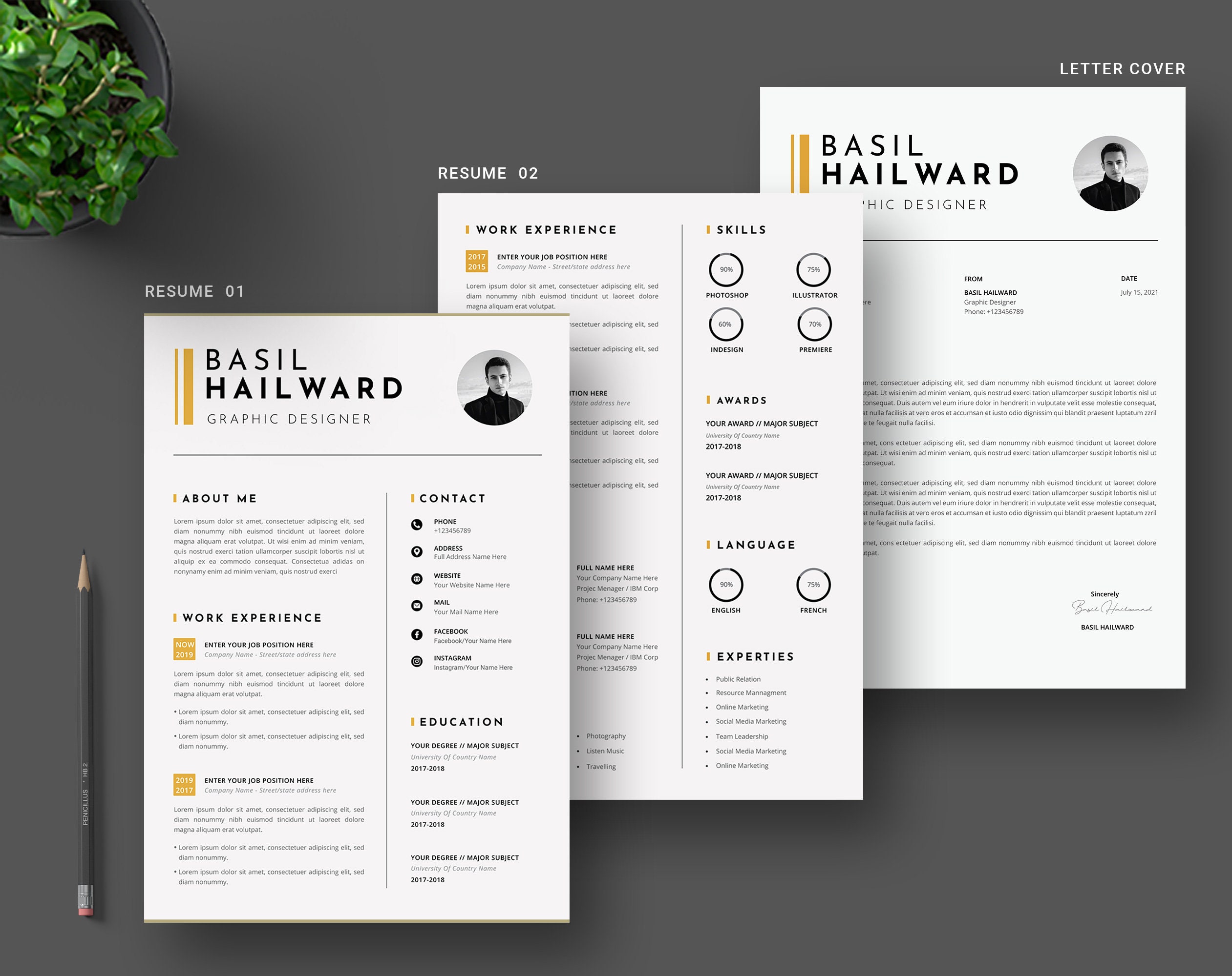 Resume Template Bundle, 800+ Designs, Instant Download, Word, Photoshop ...