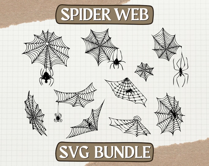 50+ Spiders and Spider Web Svg, Spider Web Halloween Decorations ...