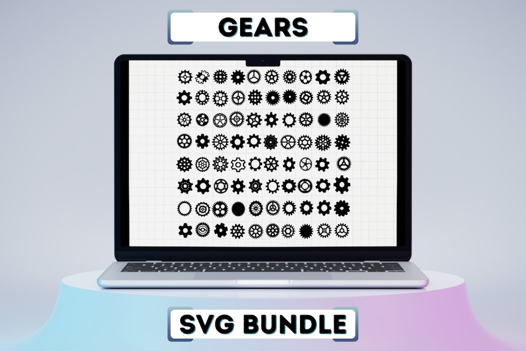 Gears SVG Bundle - Gear Cog SVG File for Cricut - Digital Download - Etsy