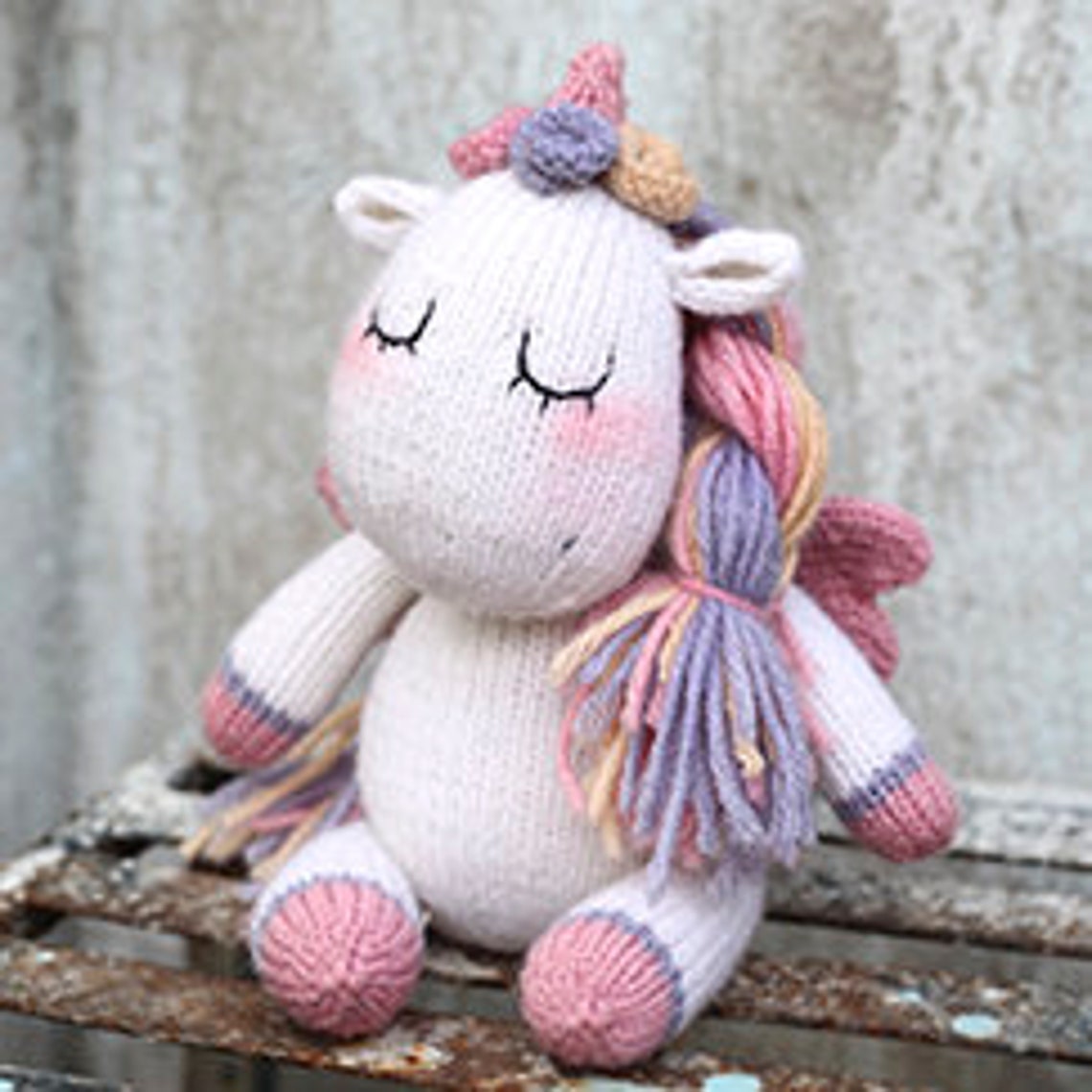 Unicorn Knitting Pattern Cute & Colorful Crochet Pattern - Etsy