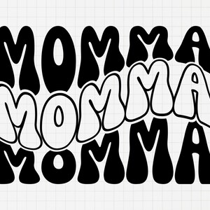 Momma SVG File Mama SVG File for Cricut Digital Download - Etsy