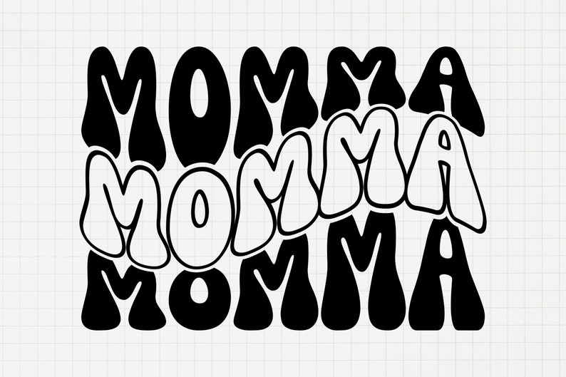 Momma SVG File - Mama SVG File for Cricut - Digital Download - Etsy