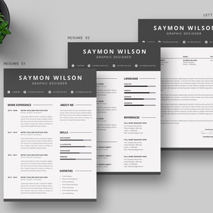 Resume Template Bundle, 800+ Designs, Instant Download, Word, Photoshop ...