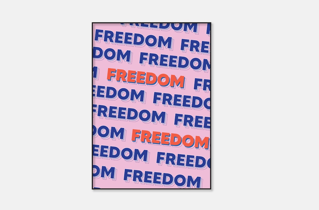 Freedom Art Print - Etsy