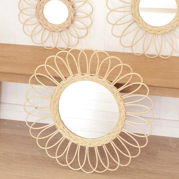 Rattan Mirrors - Etsy