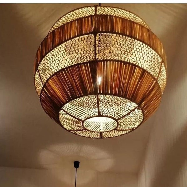 Rattan Lamp Shade - Etsy