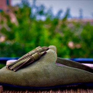 Suede Leather Mules for Women Leather Loafers Women - Etsy