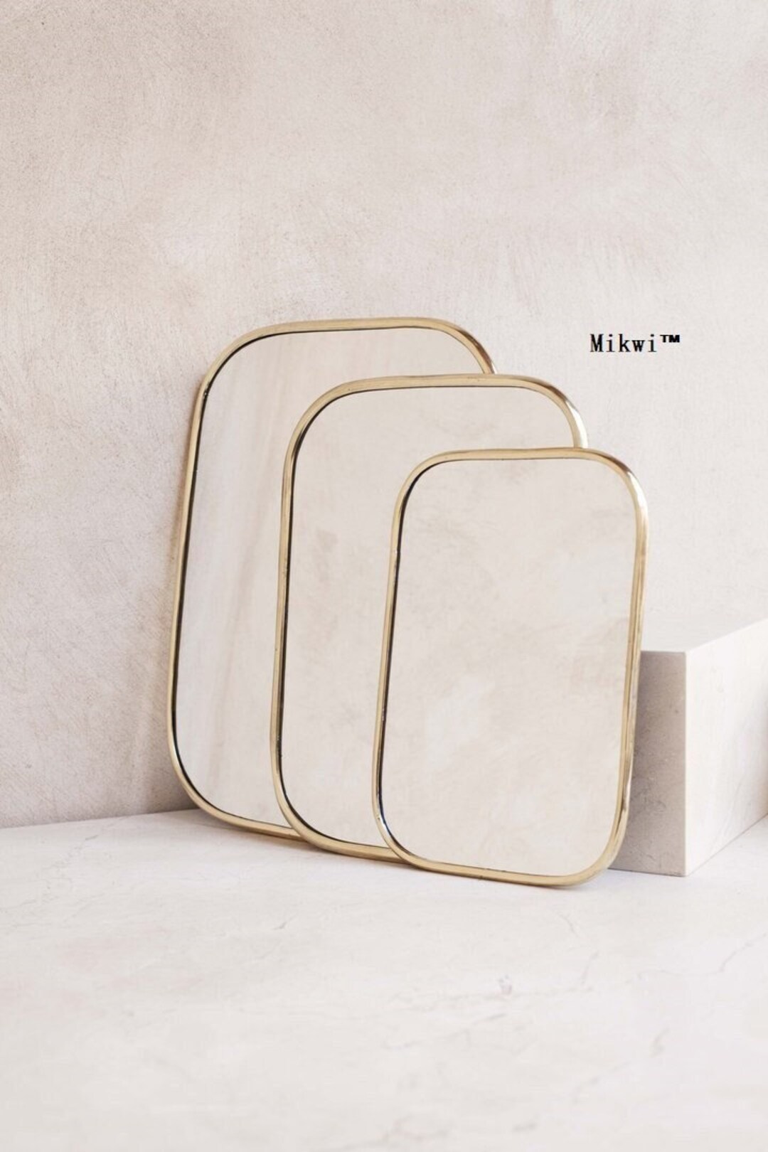 Set of Moroccan Mirrors brasswall Hanging Mirrorsunique - Etsy