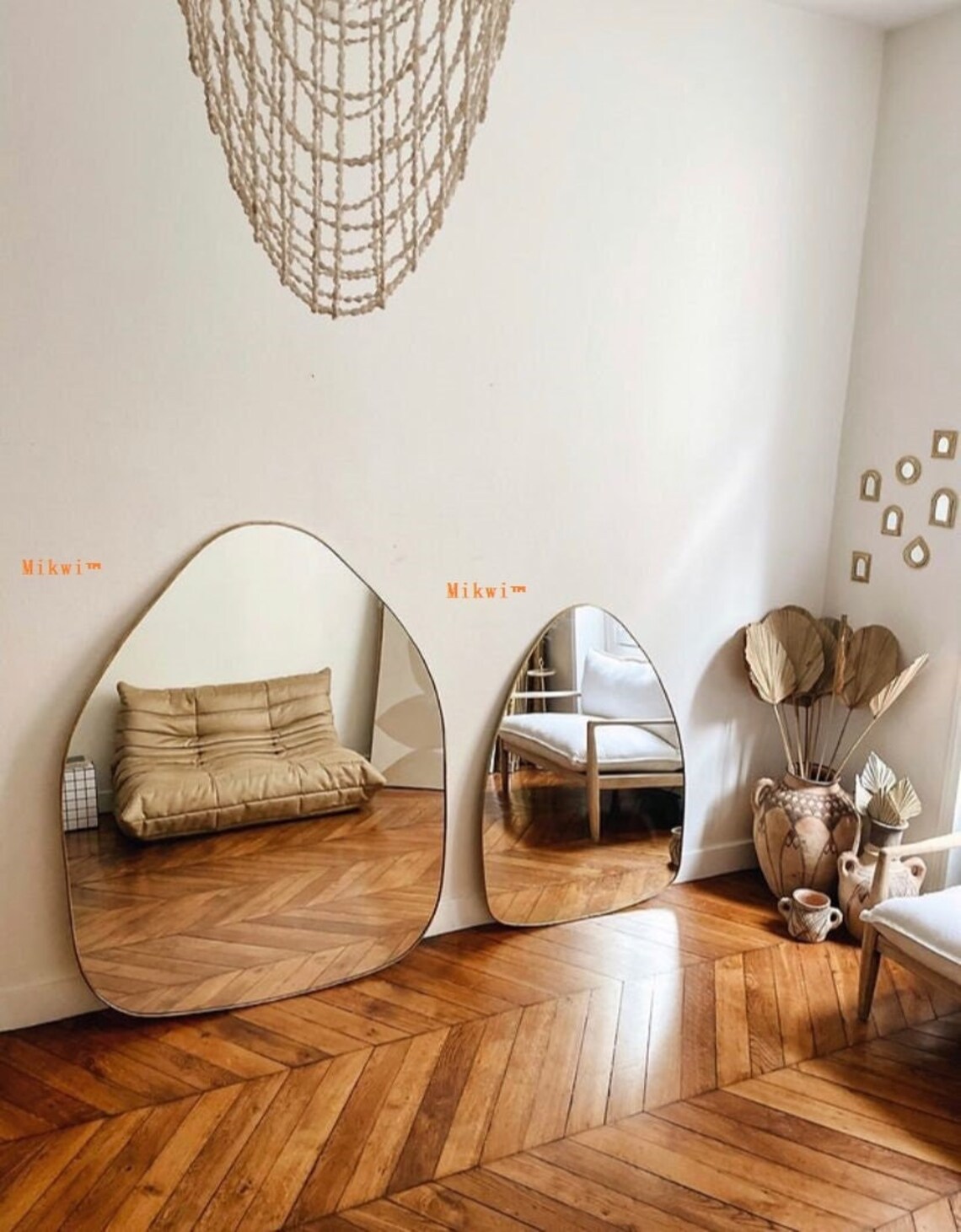 Irregular Golden Mirror Gold Mirror Brass Mirror Handmade - Etsy