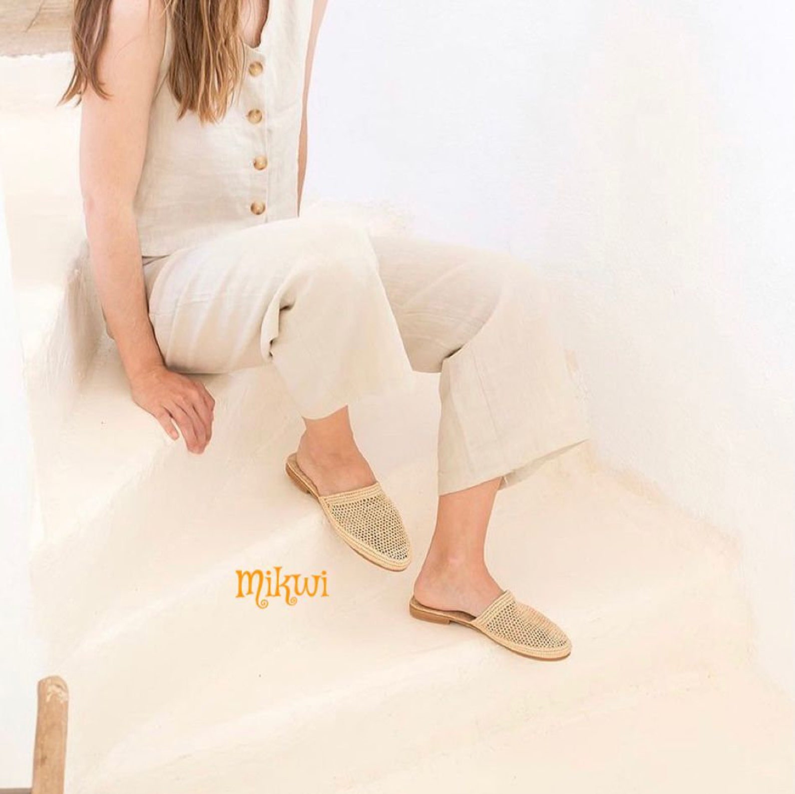 High Quality Raffia Sandals / Raffia Shoes / Raffia Slides / - Etsy