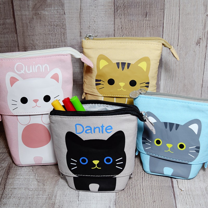 Cat Pencil Case - Etsy
