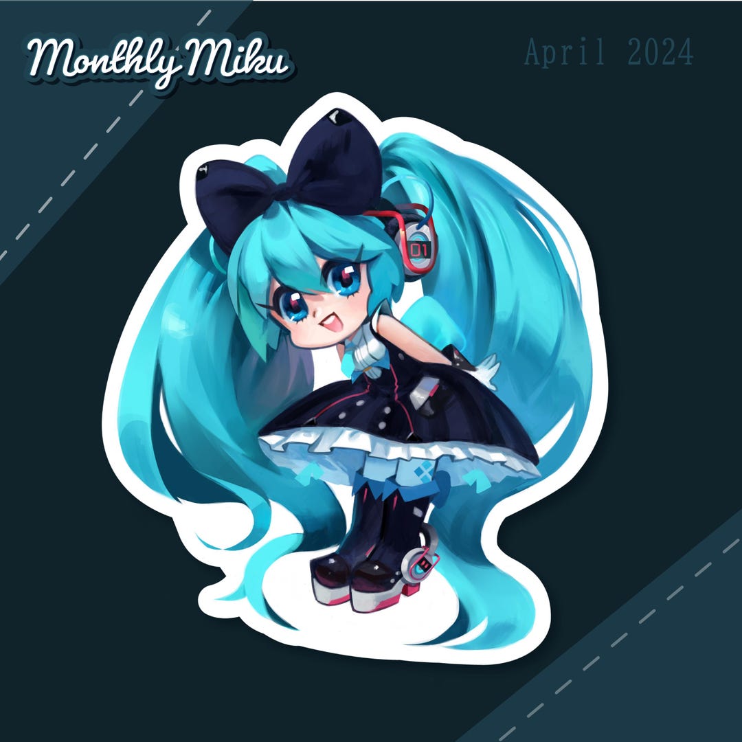 Magical Mirai 2016 Hatsune Miku ~7.5cm Gloss Vinyl Sticker - Etsy