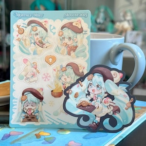 Snow Miku 2026 Hatsune Miku ~ 7,5 cm glänzender Vinyl-Aufkleber - Etsy.de