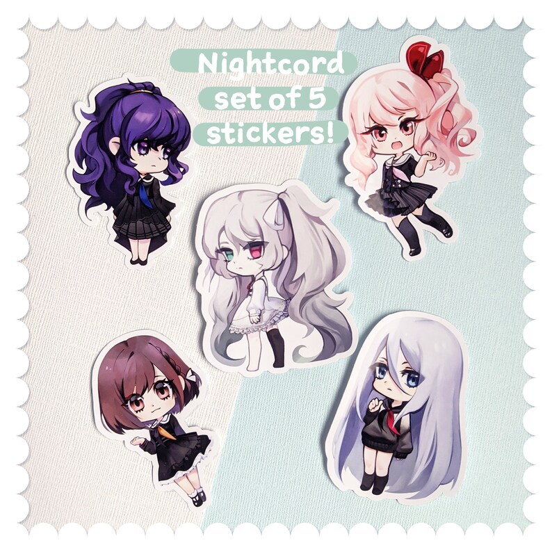 Nightcord Sticker Pack - Etsy