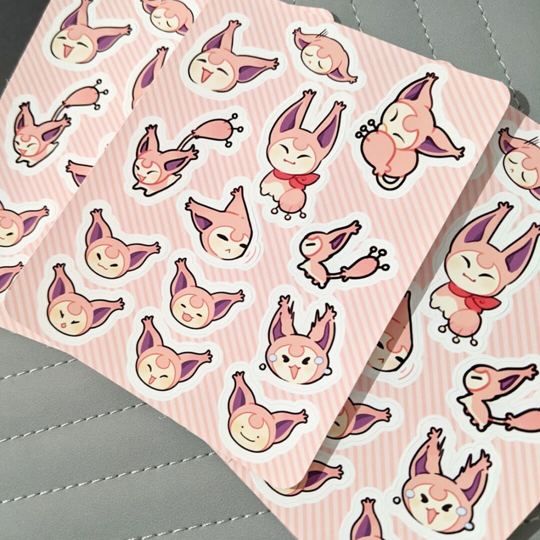 Pretty Little Skitty Sticker Sheet - Etsy