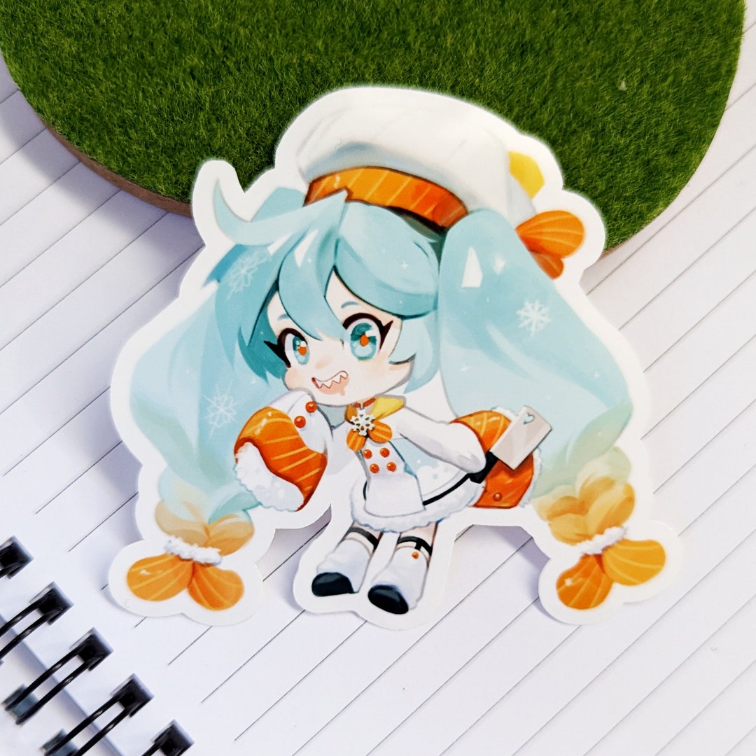 Shrimpku Shrimp Miku 3" Sticker - Etsy