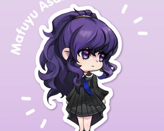 Mafuyu Asahina Anime Digital Sticker - Etsy