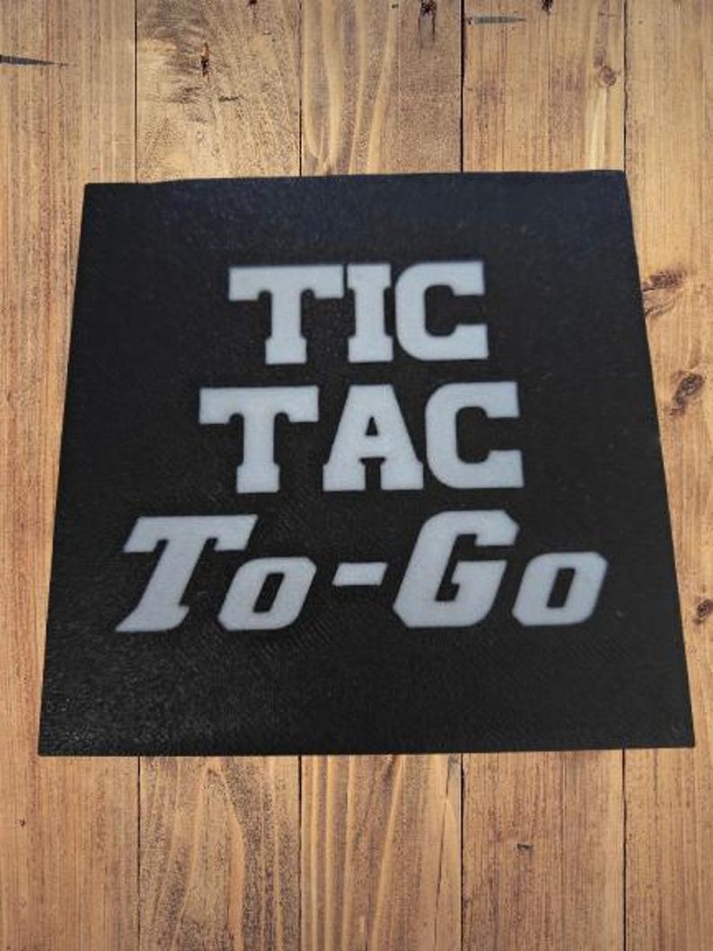 Magnetic Tic Tac To-go - Etsy
