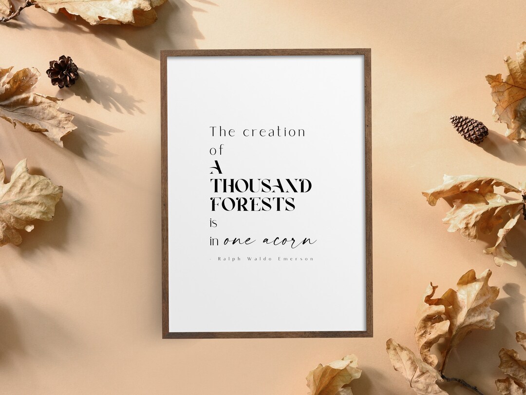 Ralph Waldo Emerson Inspirational Quote, Quotes About Life, Printable ...