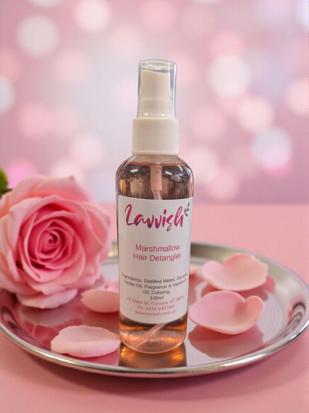 Marshmallow Hair Detangling Spray - Etsy