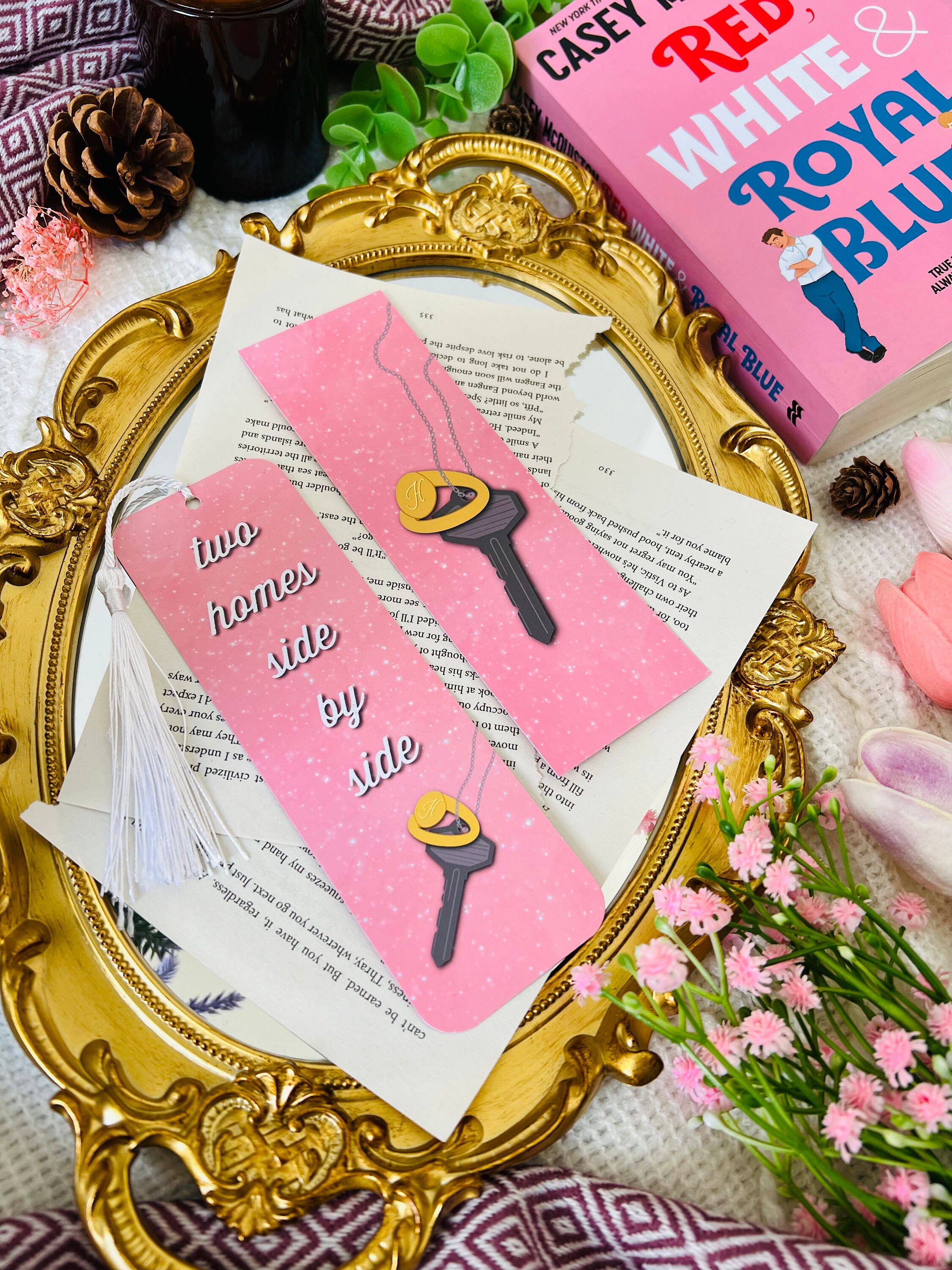 Red White and Royal Blue Bookmark / RWRB Alex Claremont-diaz - Etsy UK