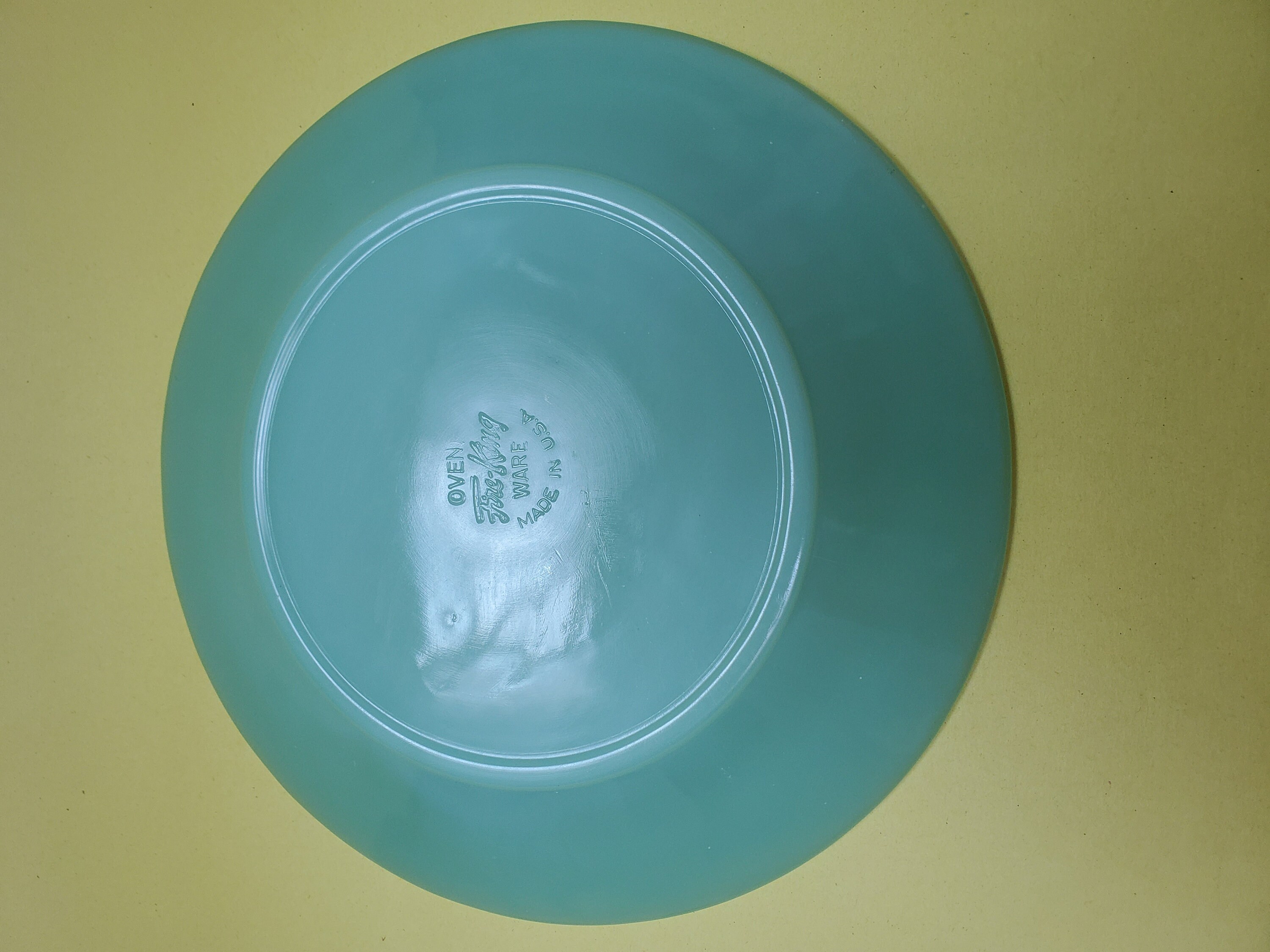 Collectable! Vintage Mid-century Modern Fire King Jadeite Restaurant ...
