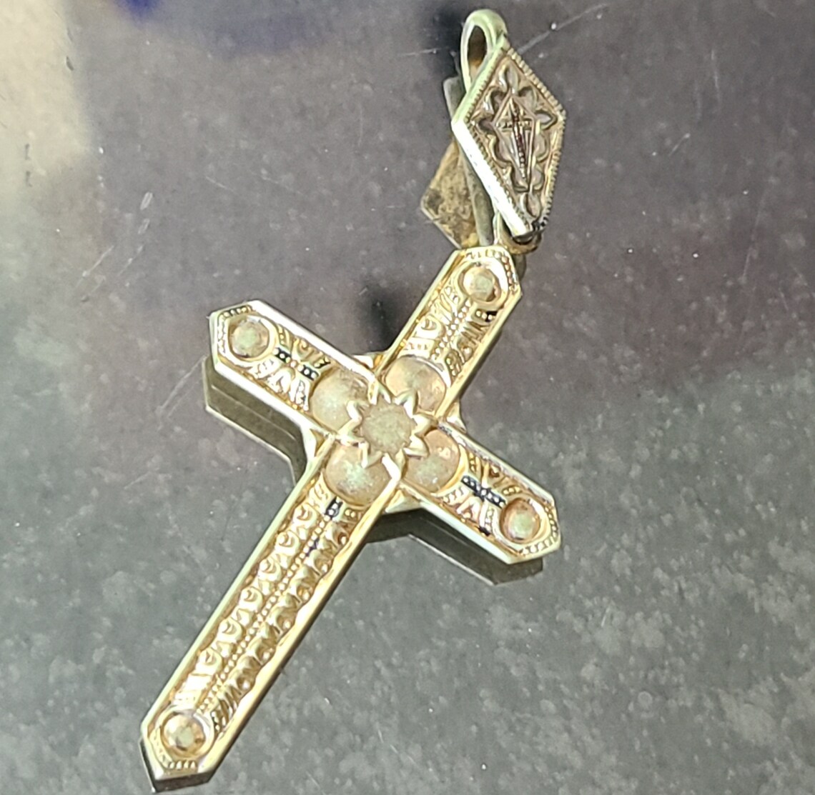 Rare! Vintage Brass 1920s Art Deco Cross, Ornate Filigree Pendent - Etsy
