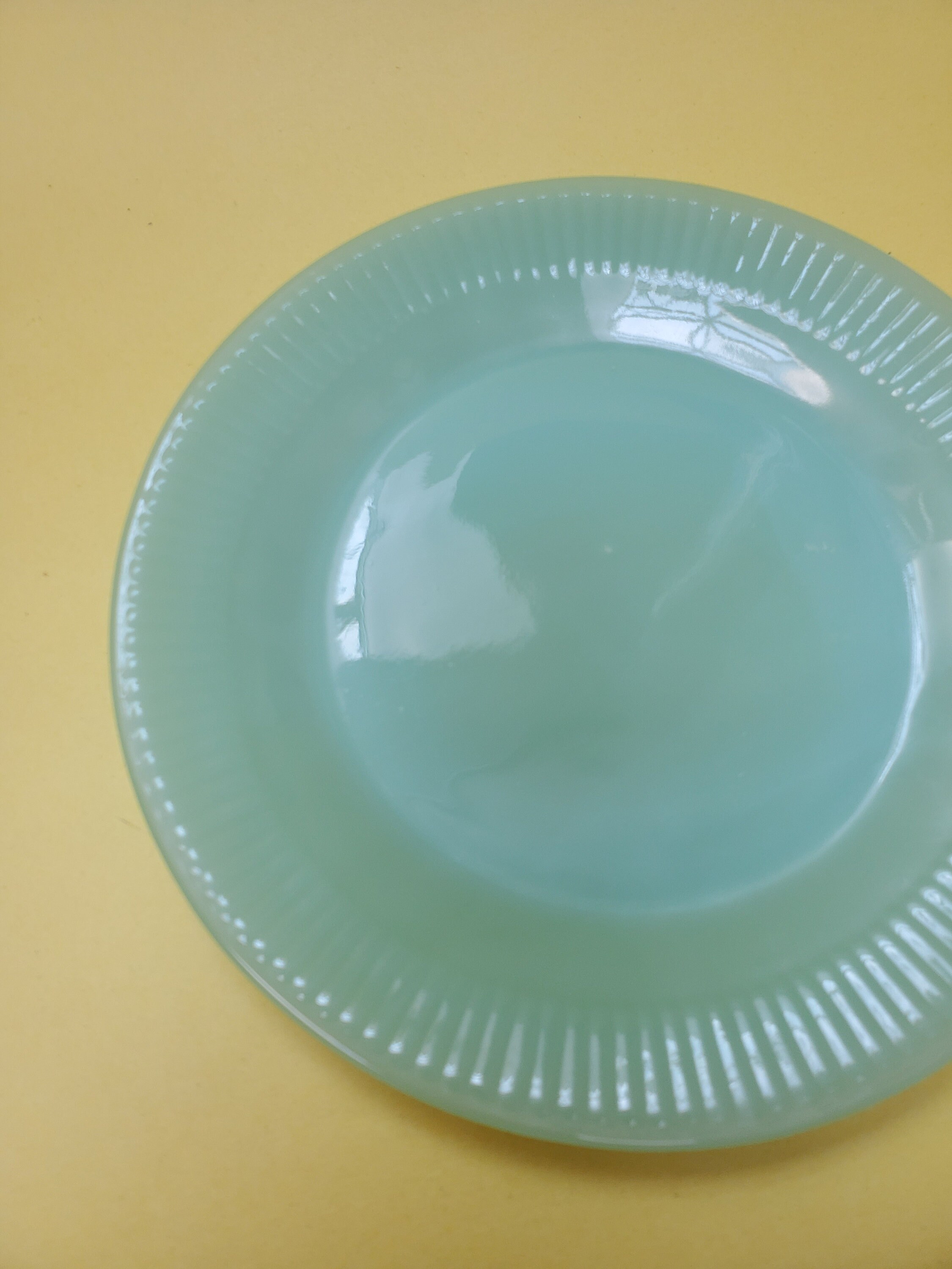 Collectable! Vintage Mid-century Modern Fire King Jadeite Restaurant ...