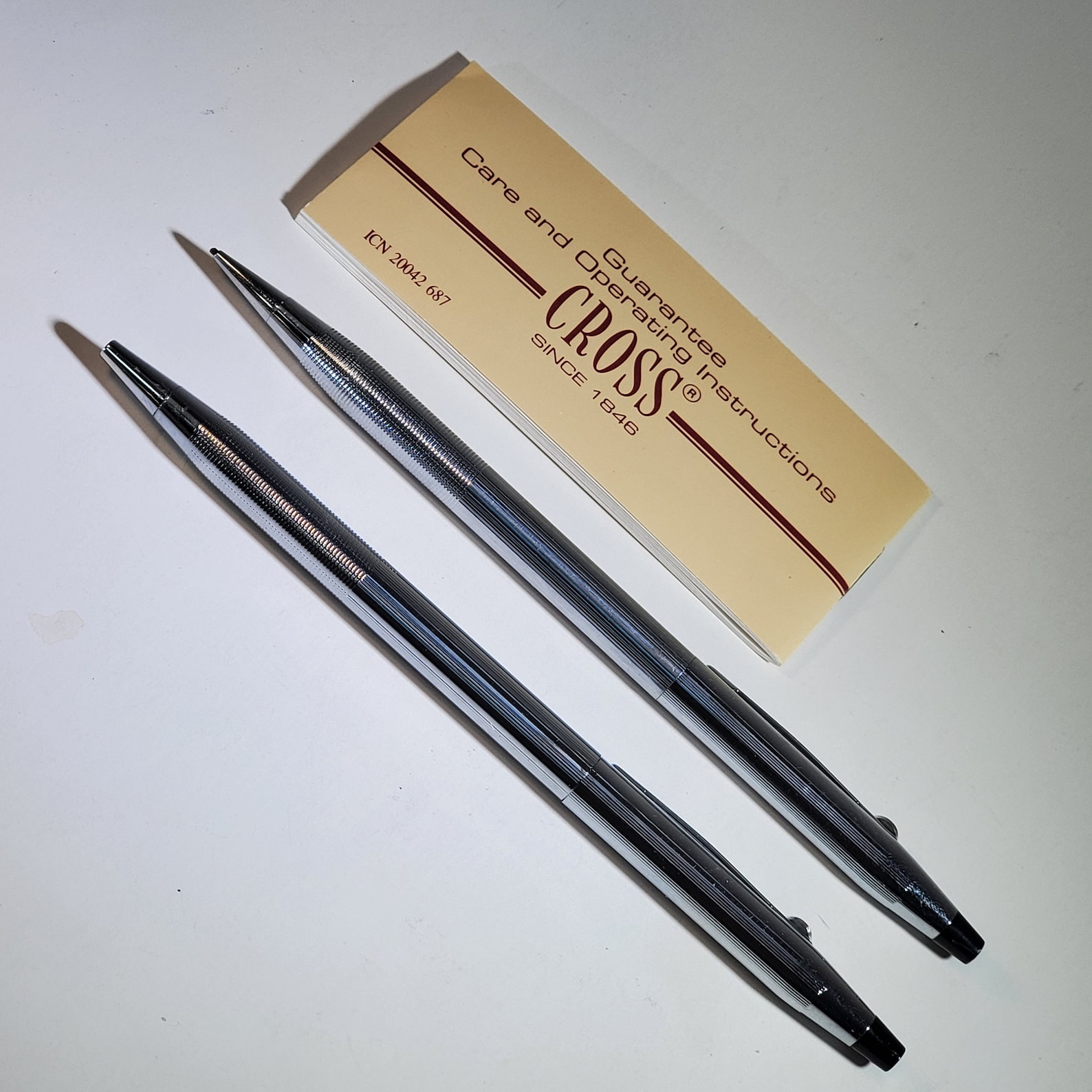Vintage! CROSS Classic Century Pen & Pencil Set in Crome Finish, GE ...