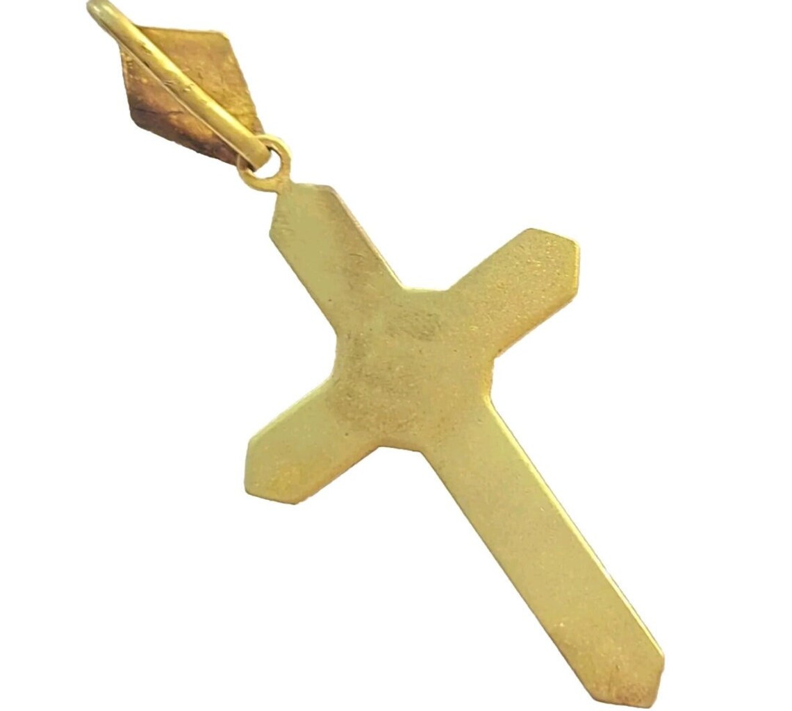 Rare! Vintage Brass 1920s Art Deco Cross, Ornate Filigree Pendent - Etsy