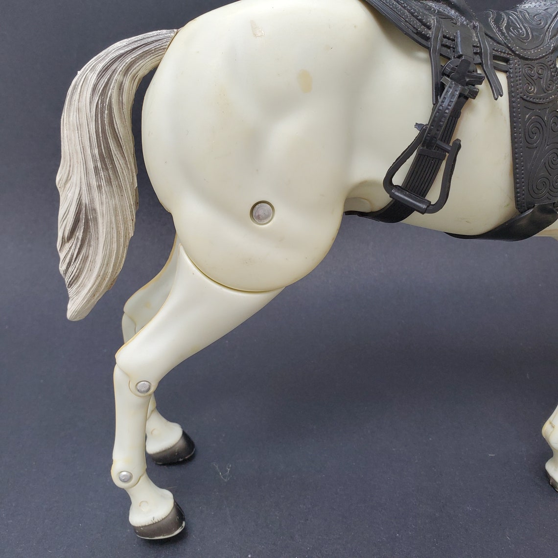 Vintage Marx Gabriel Lone Ranger SILVER Action Figure Horse - Etsy