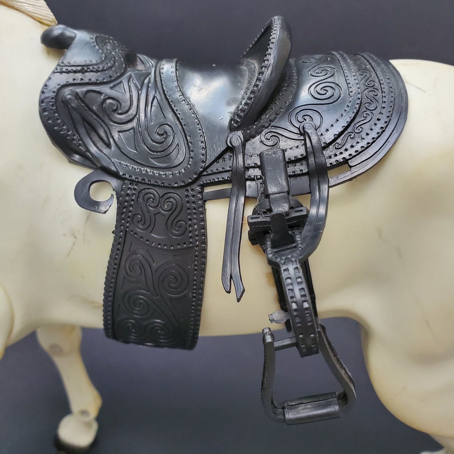 Vintage! Marx Gabriel Lone Ranger SILVER Action Figure Horse - Etsy