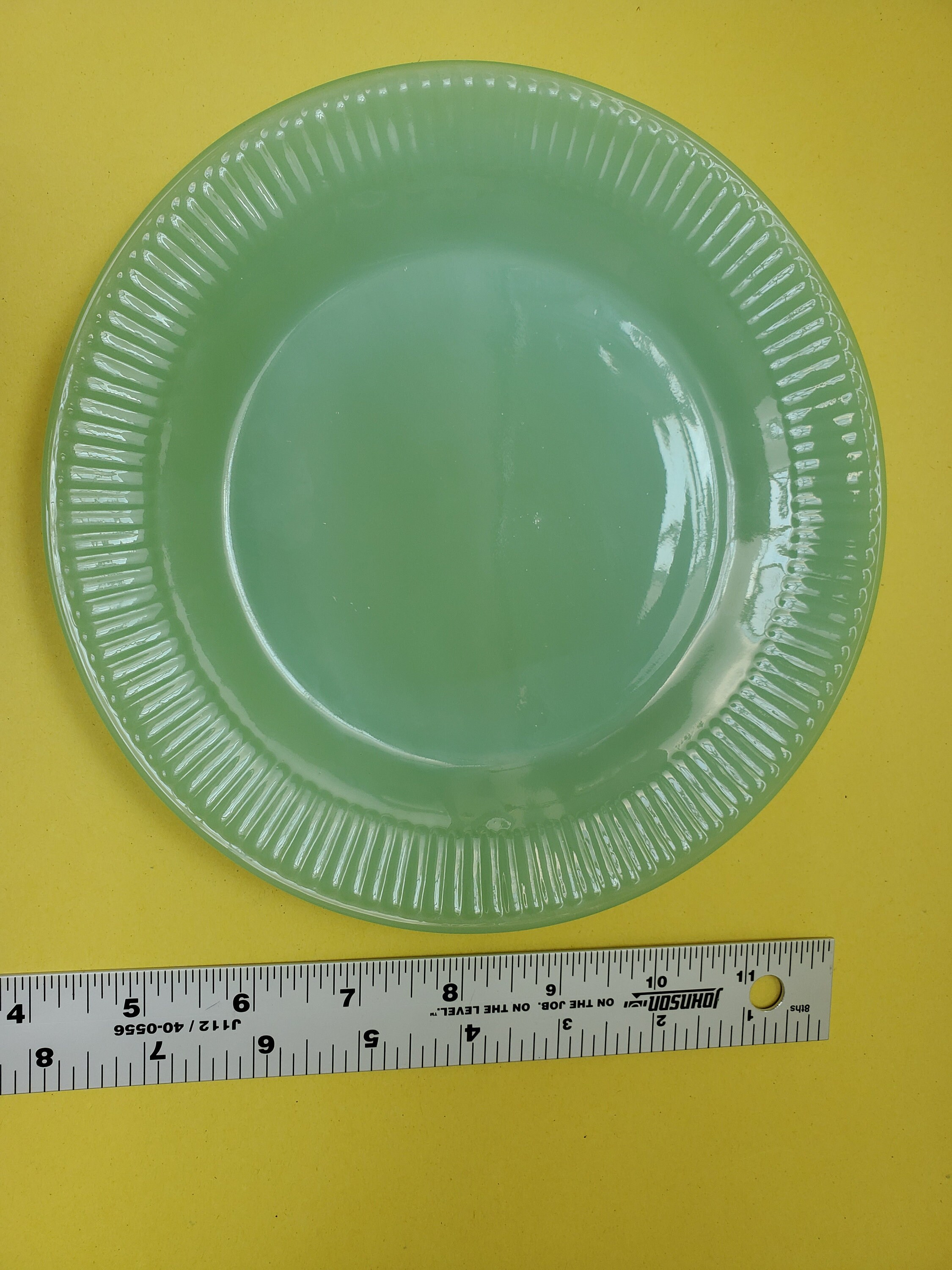 Collectable! Vintage Mid-century Modern Fire King Jadeite Restaurant ...