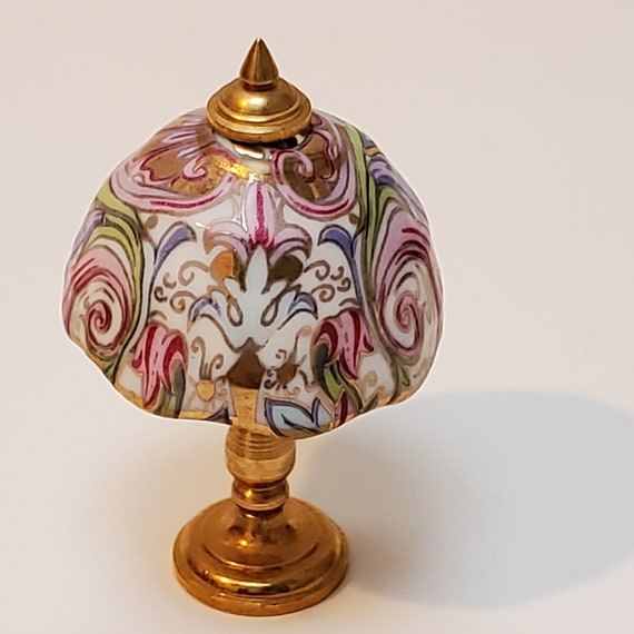 Stunning Reutter Miniature Dollhouse Porcelain Lamp/ Tiffany | Etsy