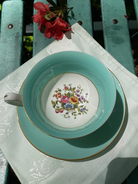 Home & Living Drink & Barware floral center circa 1950s Wedgwood ...