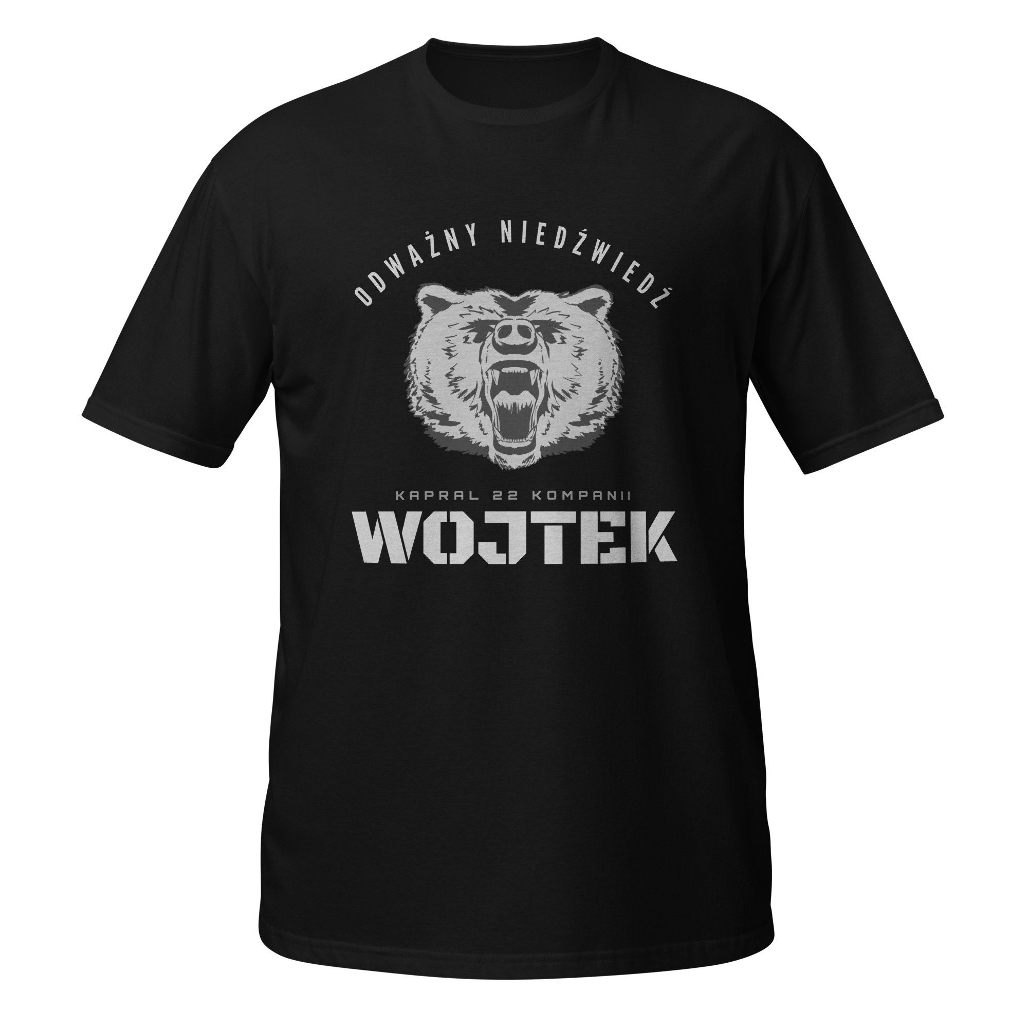 Miś Wojtek Short-sleeve Unisex T-shirt, Wojtek Bear, Wojtek Soldier ...