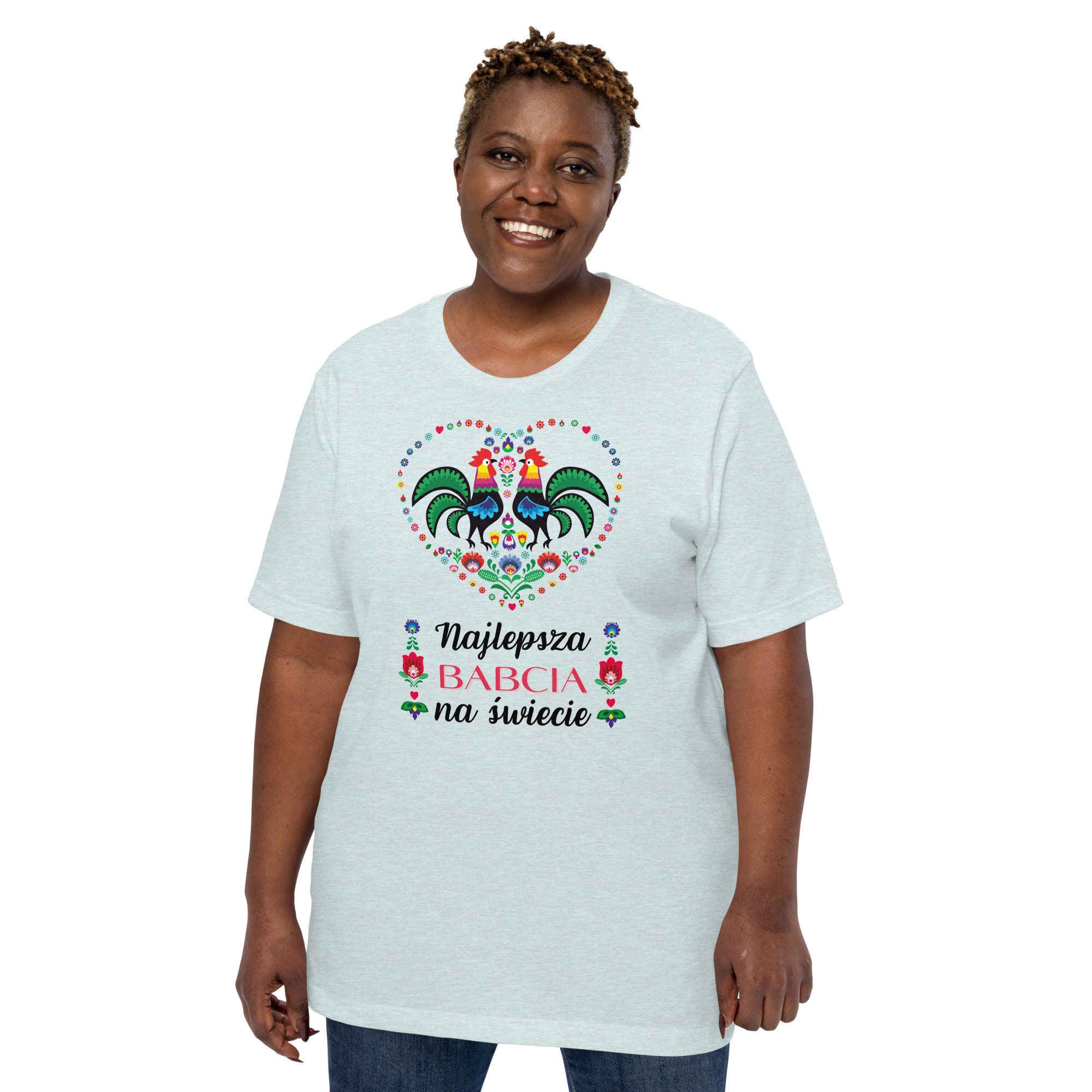 Najlepsza Babcia Na Świecie T-shirt, Best Grandma Polish Shirt, Babcia ...