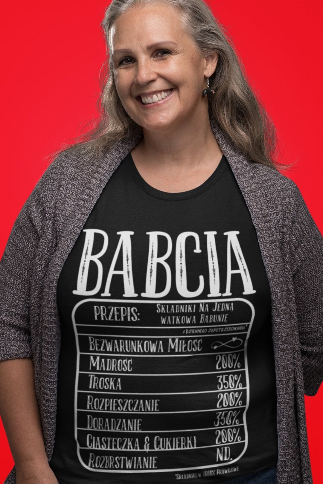 Babcia Short-sleeve Unisex T-shirt, T-shirt With Babcia, Polish Babcia ...