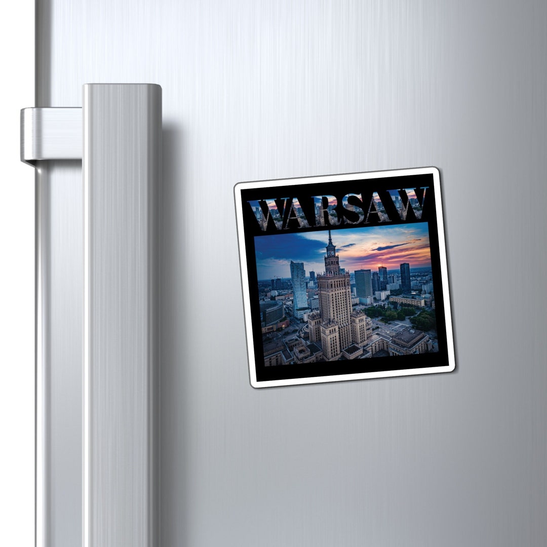 Warsaw Warszawa Refrigerator Photo Magnet, Polish Heritage Magnet ...
