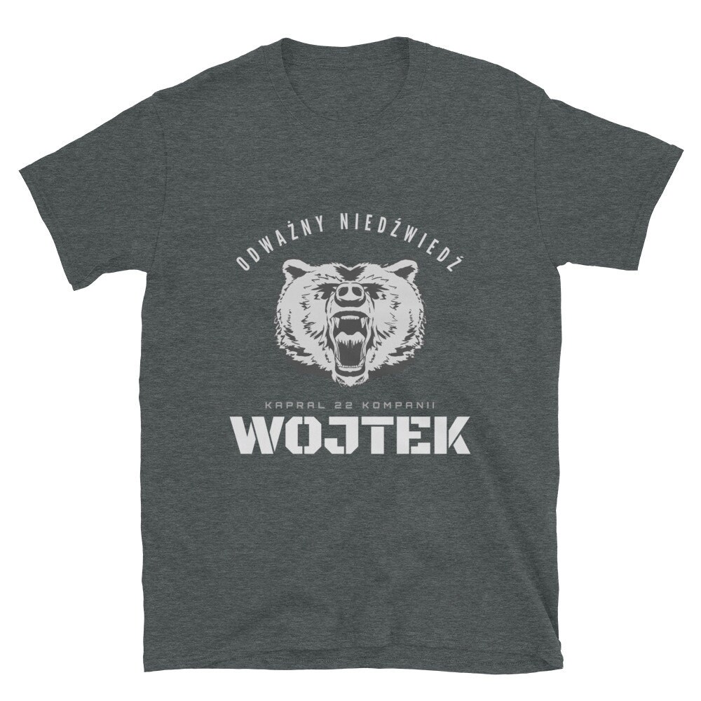 Miś Wojtek Short-sleeve Unisex T-shirt, Wojtek Bear, Wojtek Soldier ...
