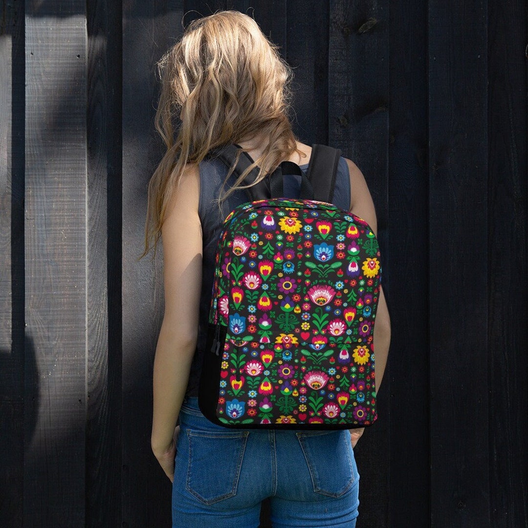 Wycinanki Backpack, Polish Folk Art Backpack, Polish Gift, Polish ...