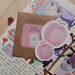 3 PCS Peach Sticker (matte, 2 Sizes): Cute Stickers for Planners ...